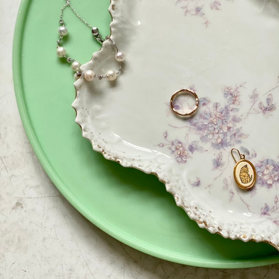 Victoria Carlsbad Austria China Tray// Jewelry Tray// Vanity - Etsy