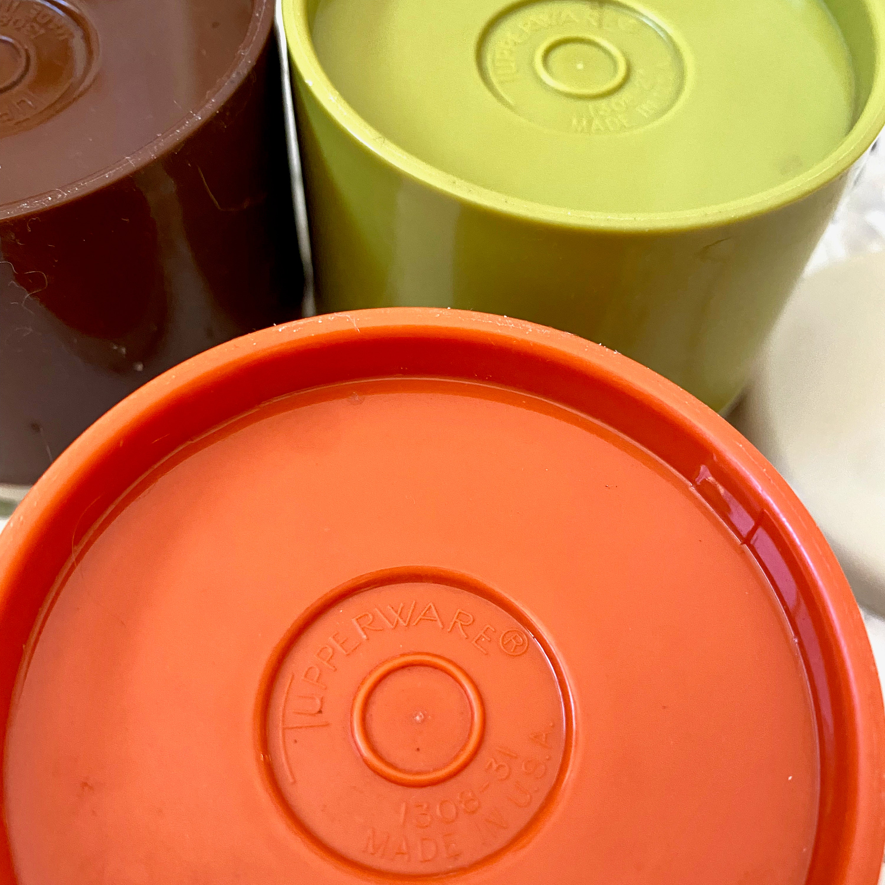 70s Tupperware Stacking Spice Containers // Set of 3 Vintage - Etsy
