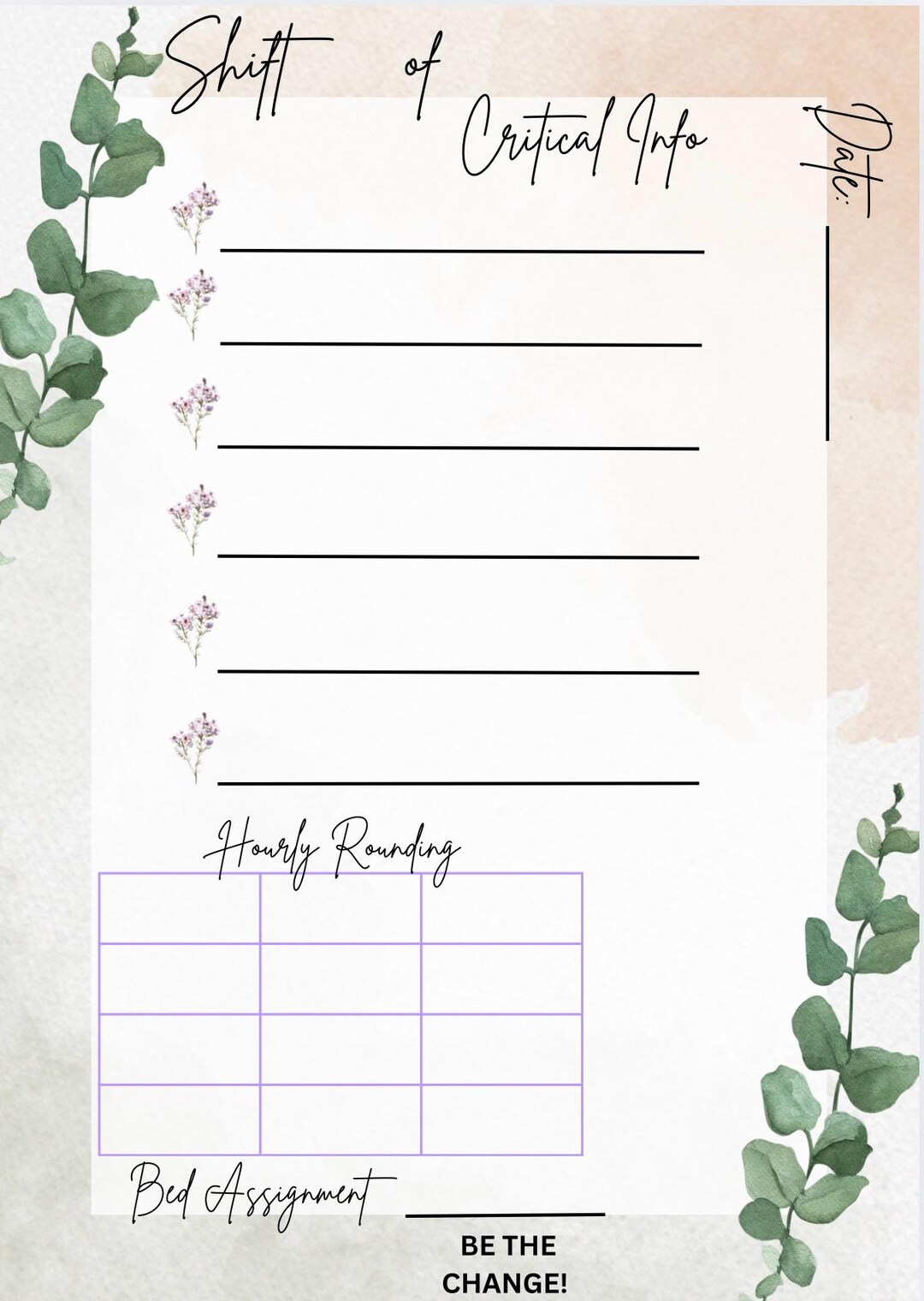 Shift Sheets - Etsy