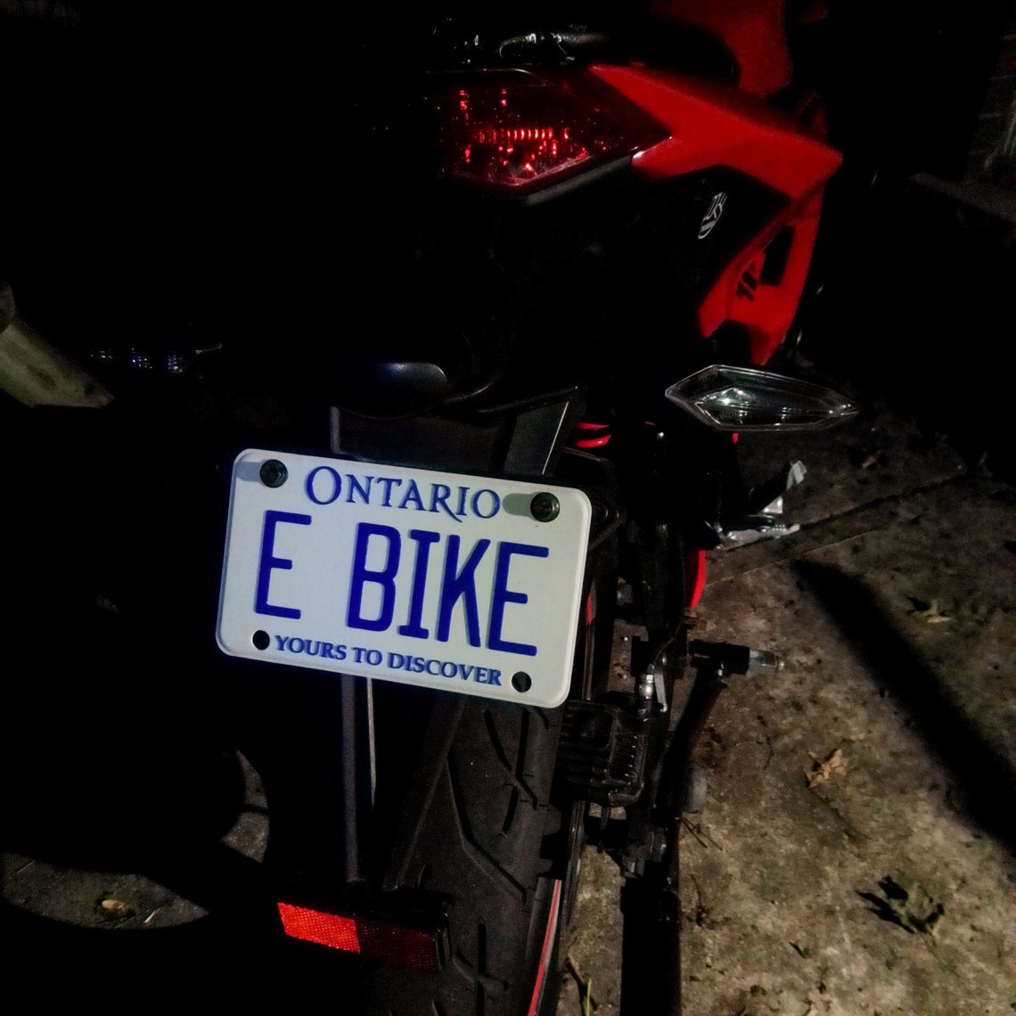 Ontario E-bike License Plates - Etsy