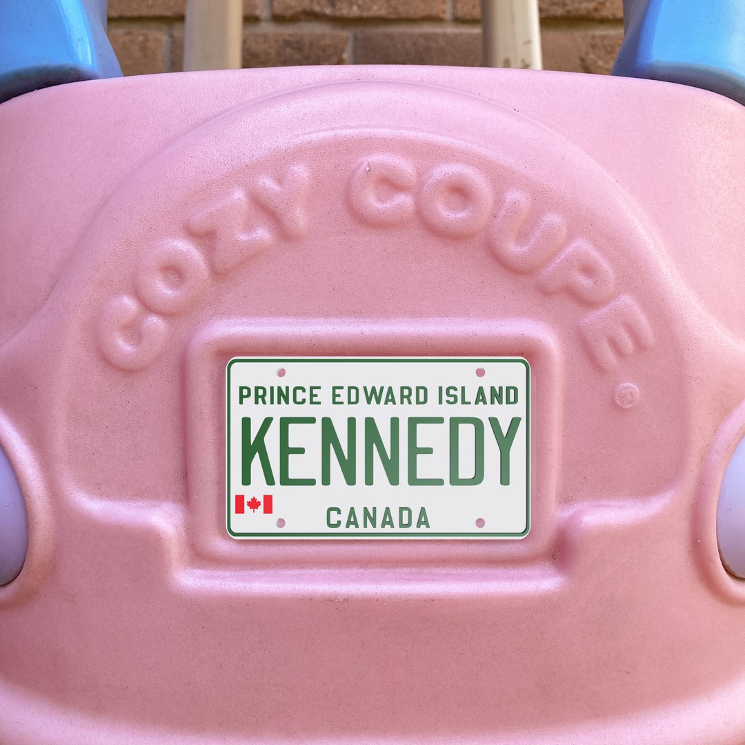 Prince Edward Island (PEI) Cozy Coupe License Plate - Etsy