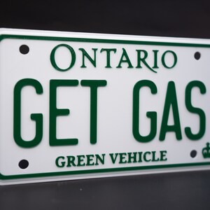 Replica Ontario Green Vehicle License Plates - Etsy