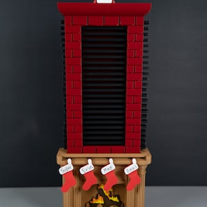 Santa Chimney Christmas Countdown Advent Calendar - Etsy