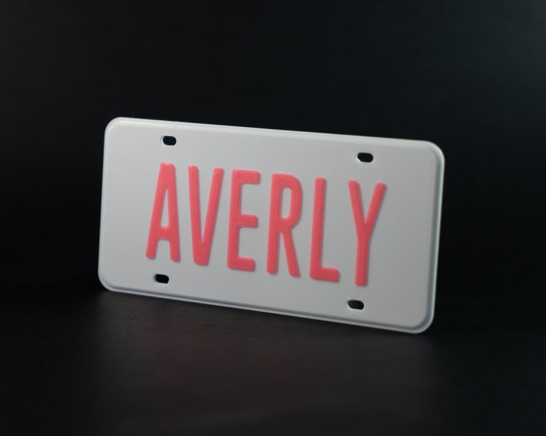 Mini License Plate for Kids Car - Etsy