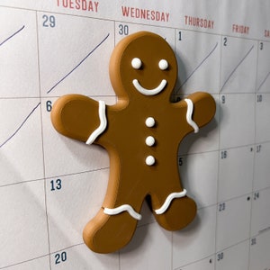 Magnetic Modular Gingerbread Man Festive Fidget Fridge Friend - Etsy