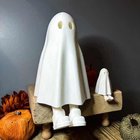 Halloween Ghost With Hidden Feet 3D Printed as Seen on - Etsy