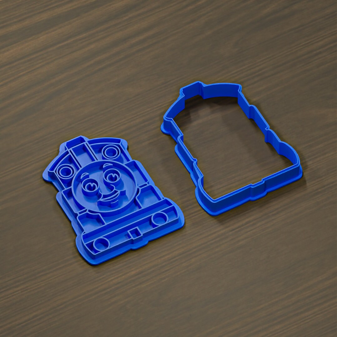 Thomas the Tank Engine Cookie Cutter & Stamp - Etsy