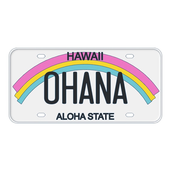 Replica Hawaii License Plates - Etsy