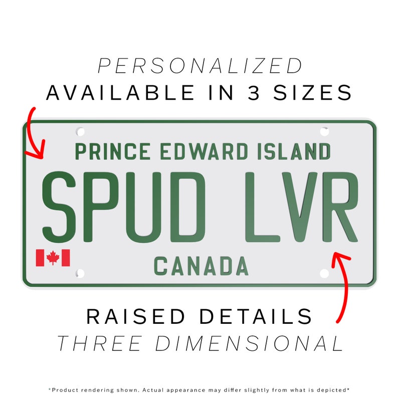Replica Prince Edward Island PEI License Plates - Etsy