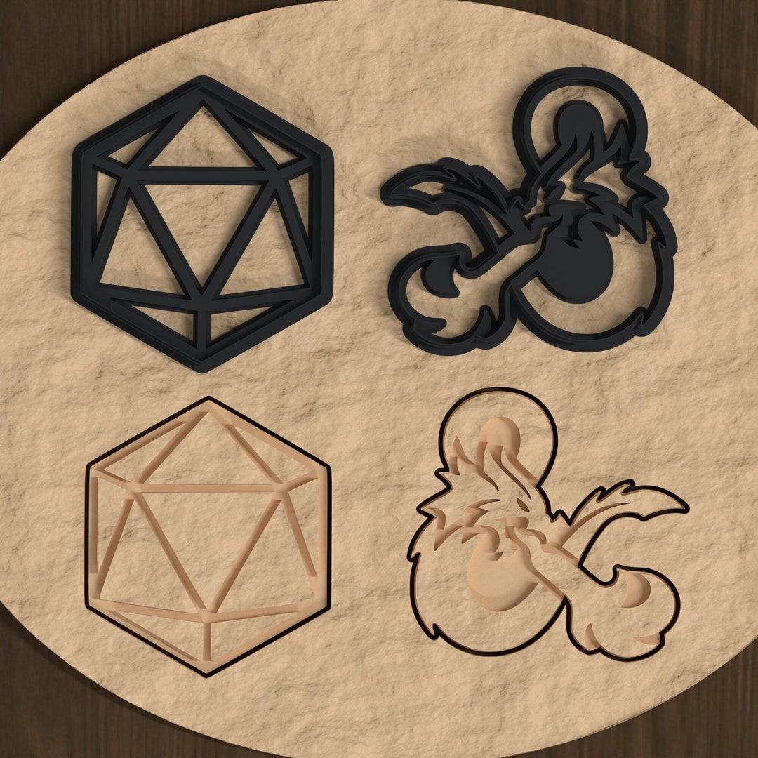 Dungeons & Dragons Cookie Cutters - Etsy
