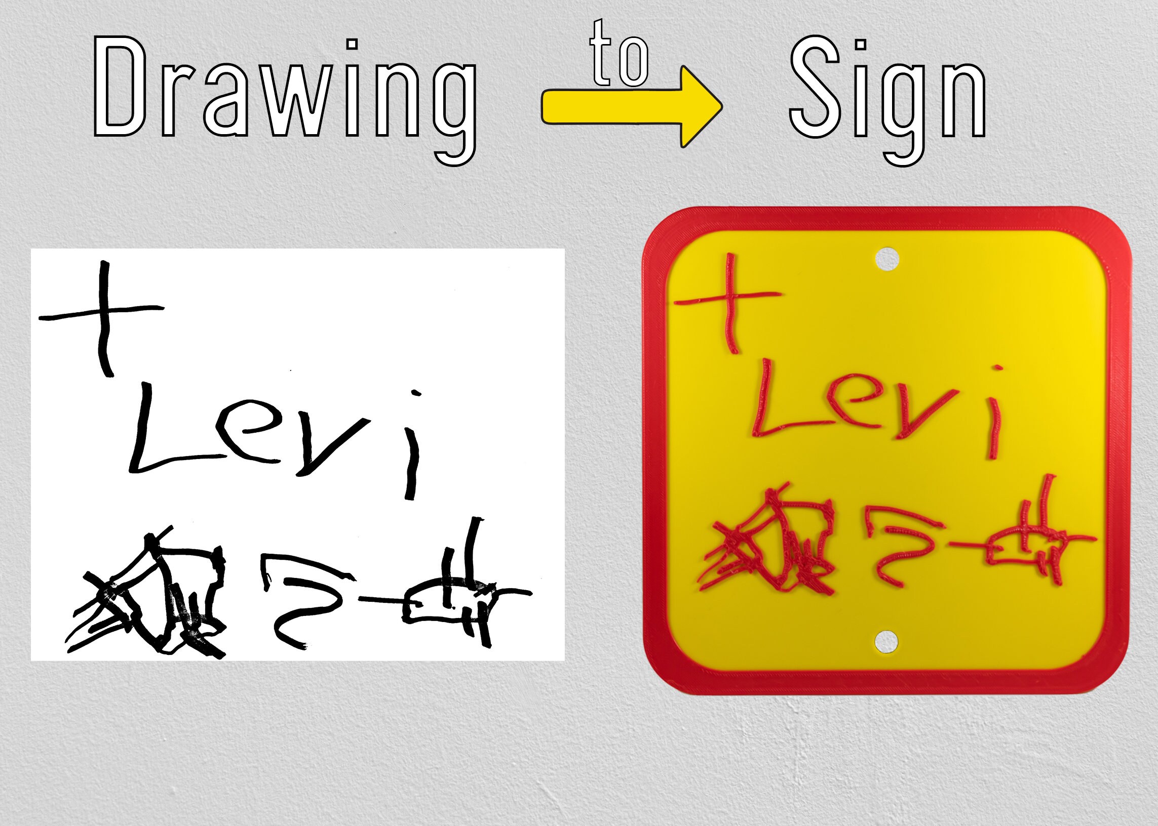 Hand Drawn Signs | Etsy