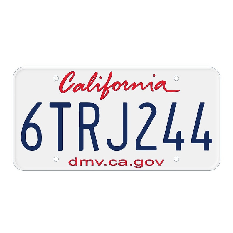 Replica California License Plates - Etsy