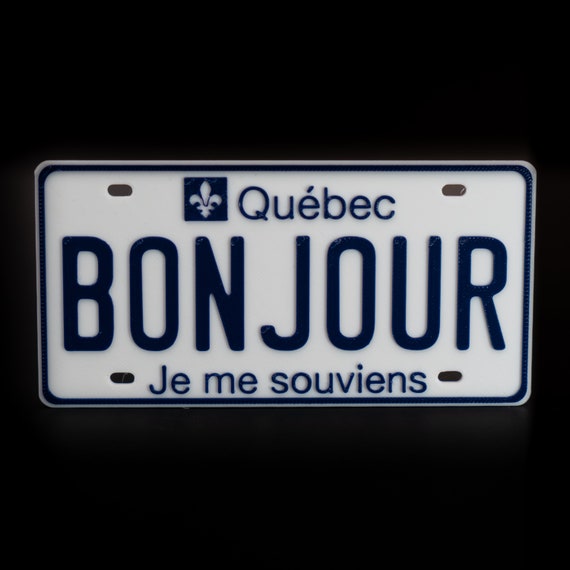 Replica Quebec License Plates | Etsy