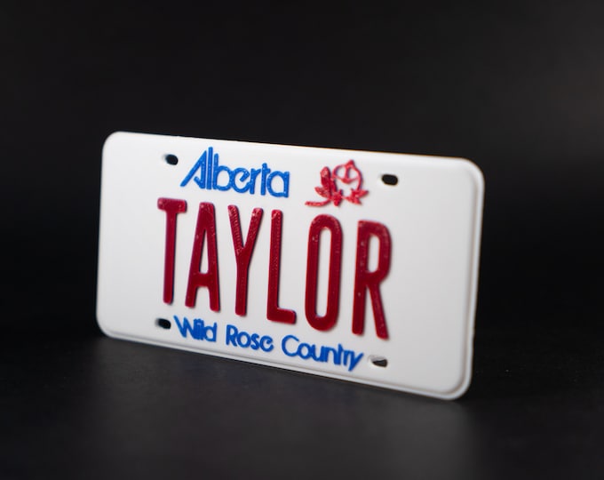 Alberta License Plate, Province, Canada, Personalized Car, Truck, Bike ...