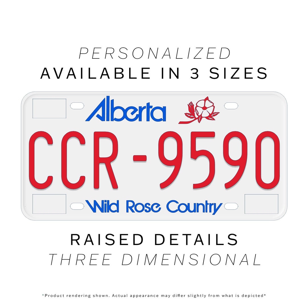 Replica Alberta License Plates - Etsy