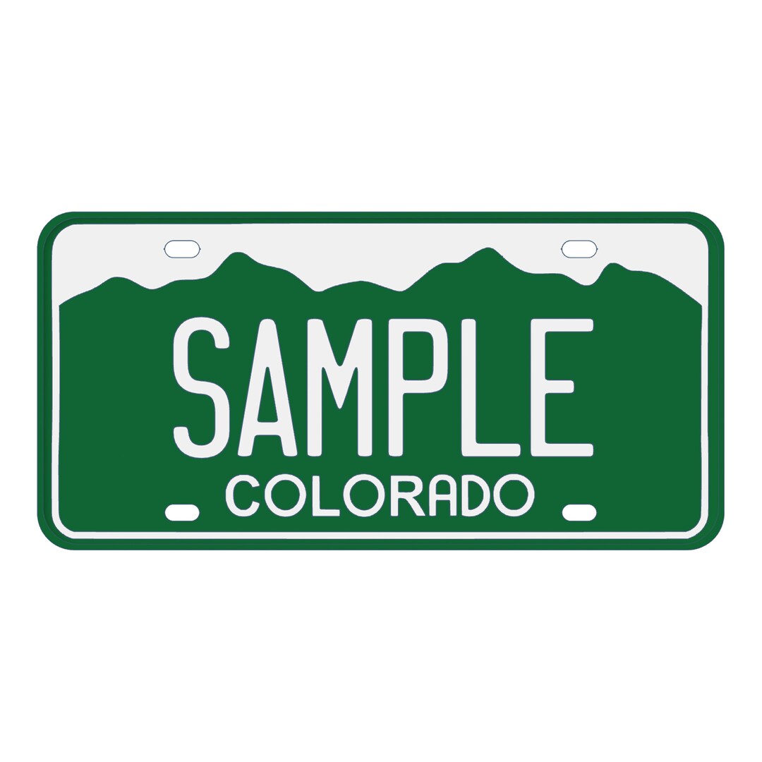 Replica Colorado Vintage License Plates - Etsy