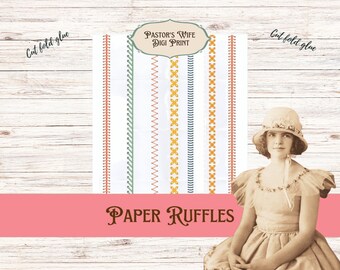 Paper Ruffles - Etsy