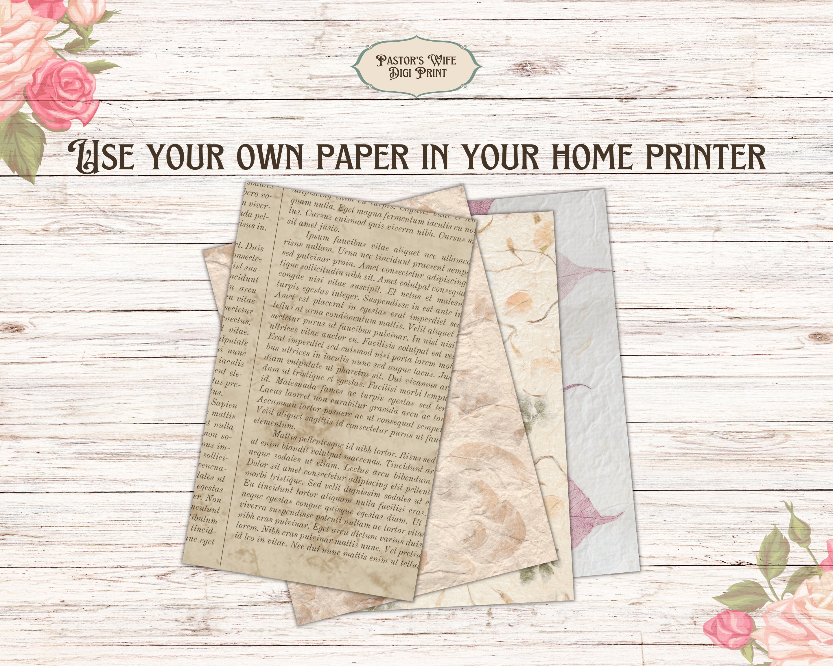 Flower Pocket Template With Thumb Holds Digital Printable - Etsy