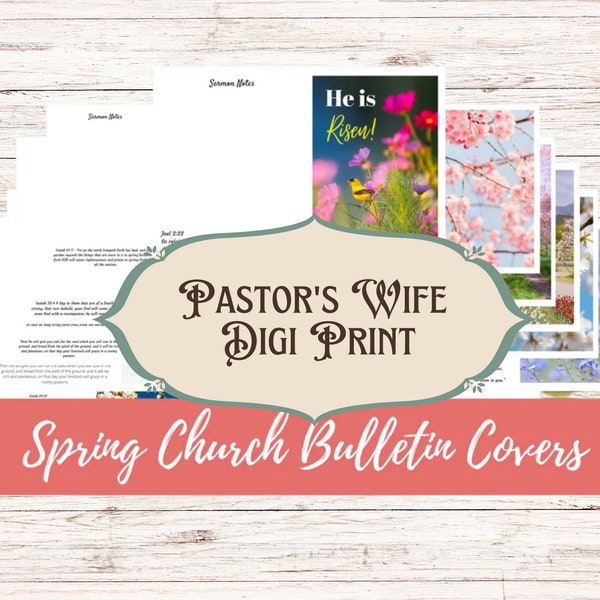 Spring Church Bulletin Board - Etsy