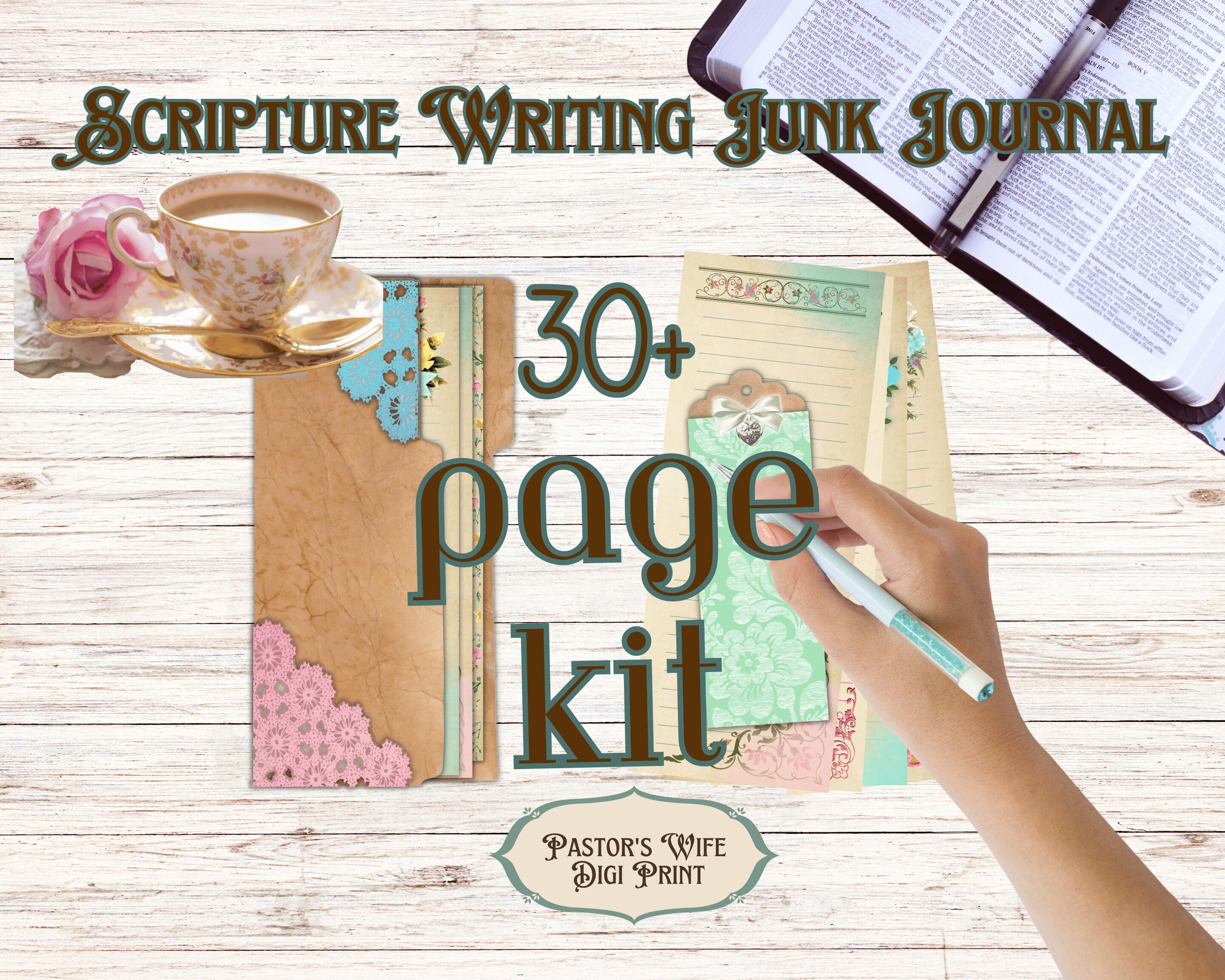 Ladies Scripture Writing Journal Scripture Writing Junk - Etsy