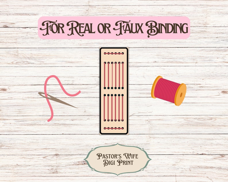 Long Stitch Journal Binding Templates, Long Stitch Binding Templates ...