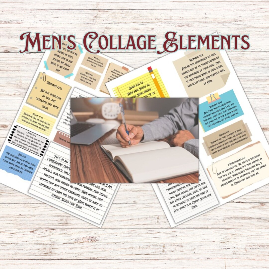 Men's Addiction Collage Elements, Collage Elements, Addiction Collage ...