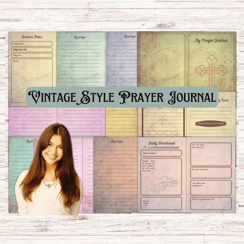 KJV Journal,vintage Prayer Journal, Prayer Journal, Bible Journal ...