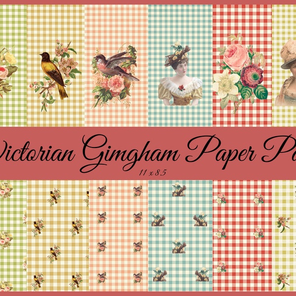 Gingham Paper - Etsy