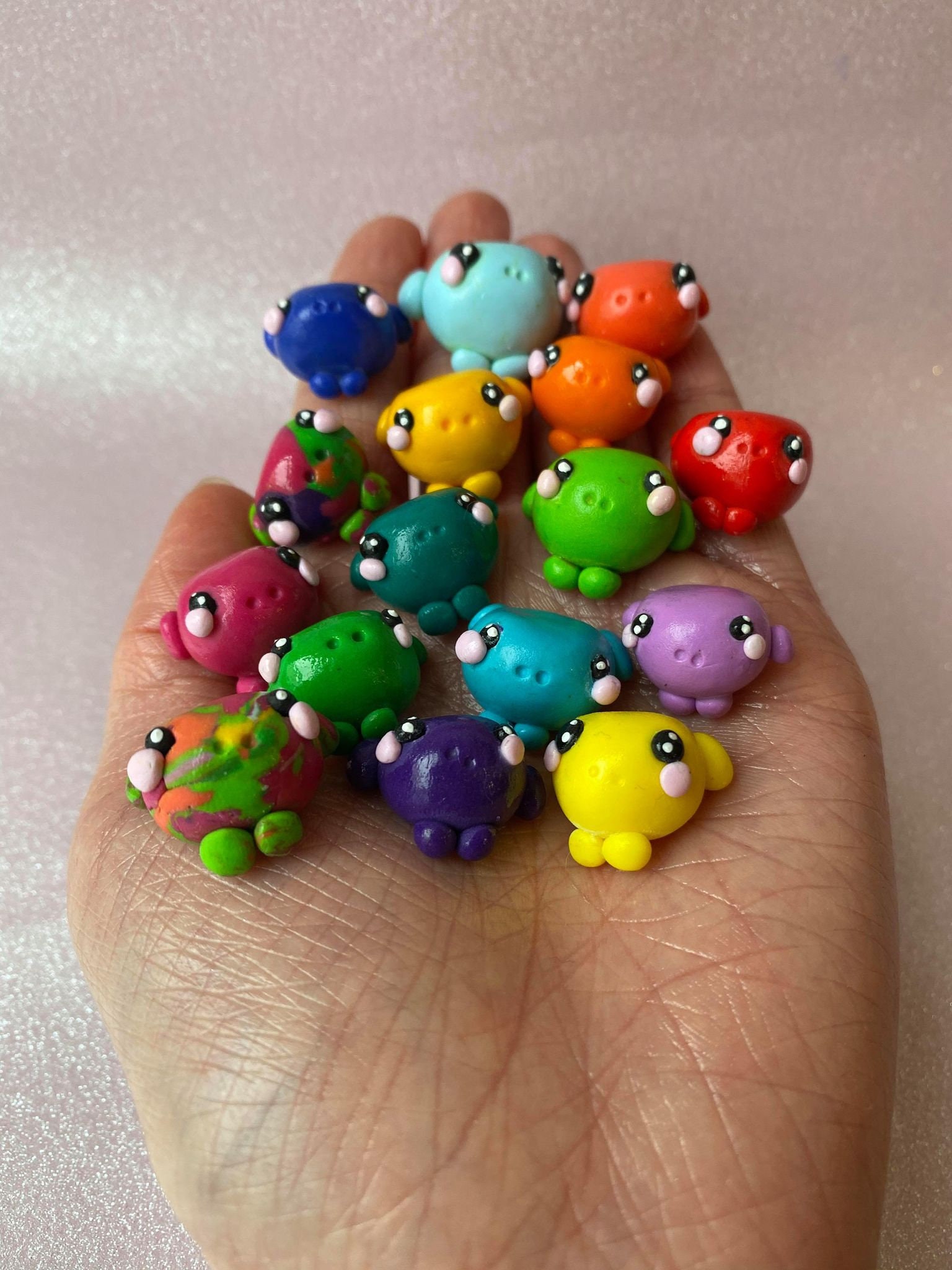 POSITIVE FROGS frog worry pet positivity gift send a hug | Etsy