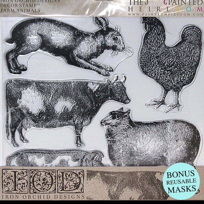 Animals Iod Transfers - Etsy