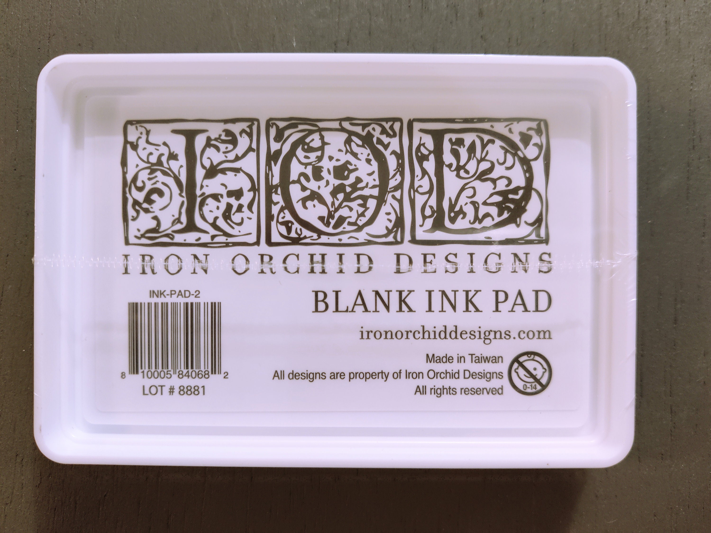 IOD Blank Ink Pad by IOD (updated 2021) - Iron Orchid Designs - Etsy