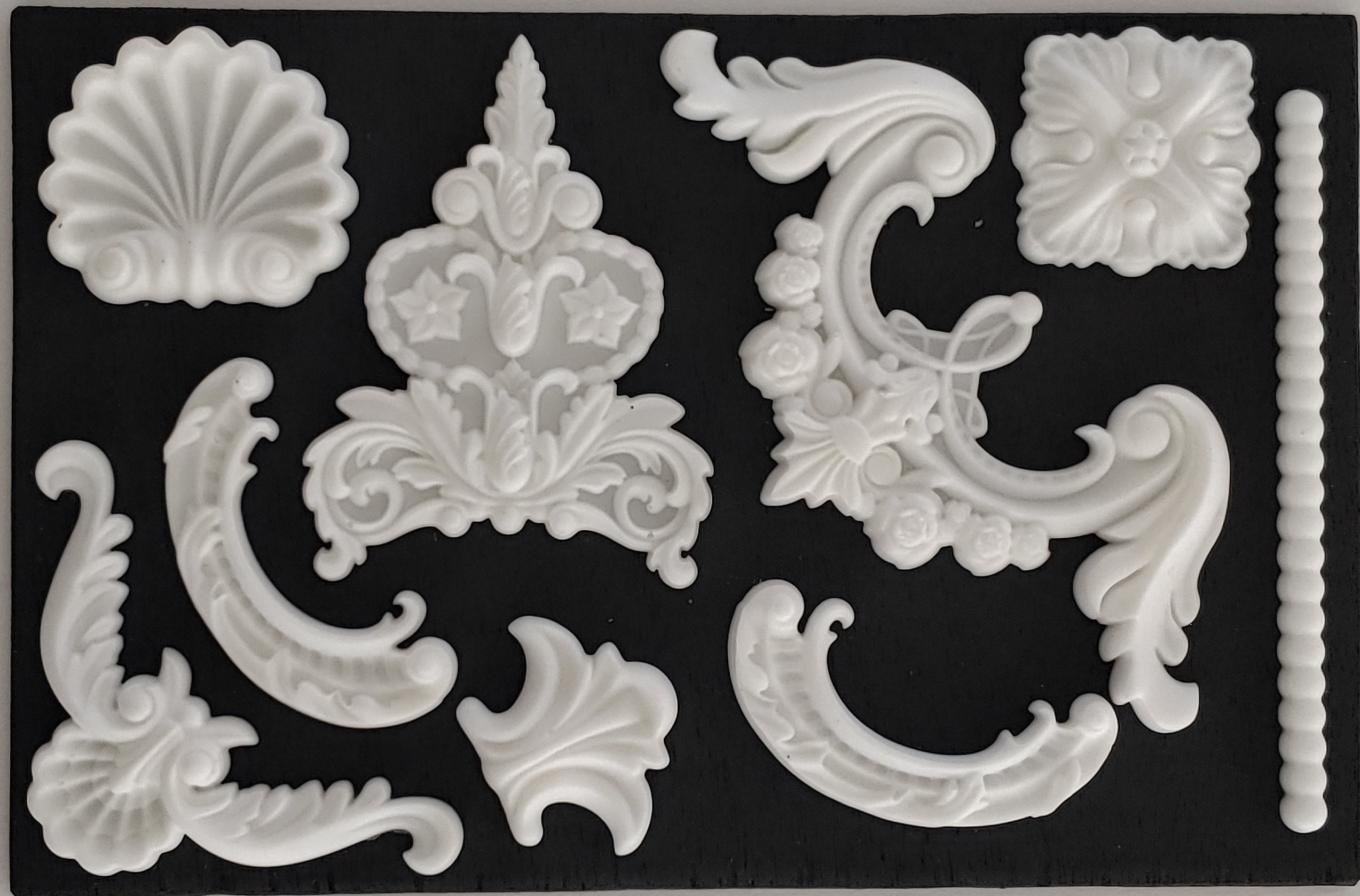 Classic Elements Decor Mould by IOD - Iron Orchid Designs - Etsy