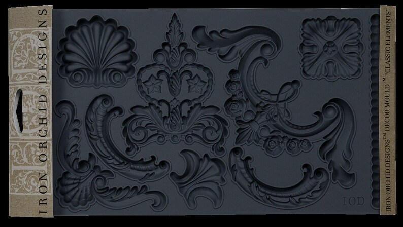 Classic Elements Decor Mould by IOD - Iron Orchid Designs - Etsy