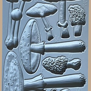 Toadstool Mould by IOD - Iron Orchid Designs - Spring 2023 Release - Etsy