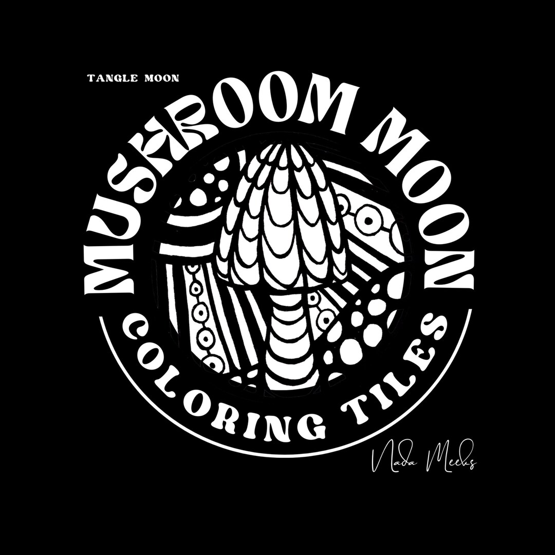 Magical Mushroom Moon Coloring Book Set | Relaxing Art Kit | Stress ...