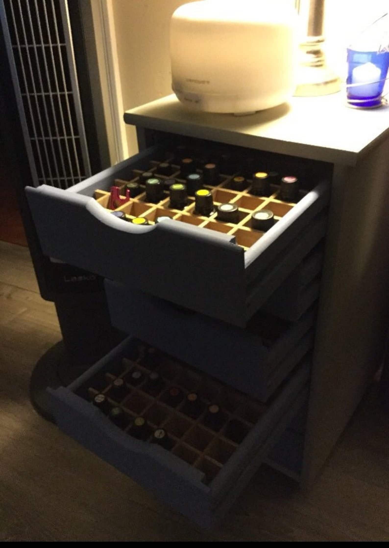 Essential Oil Drawer Dividers for 15ml Bottles/storage/rack/organizer ...
