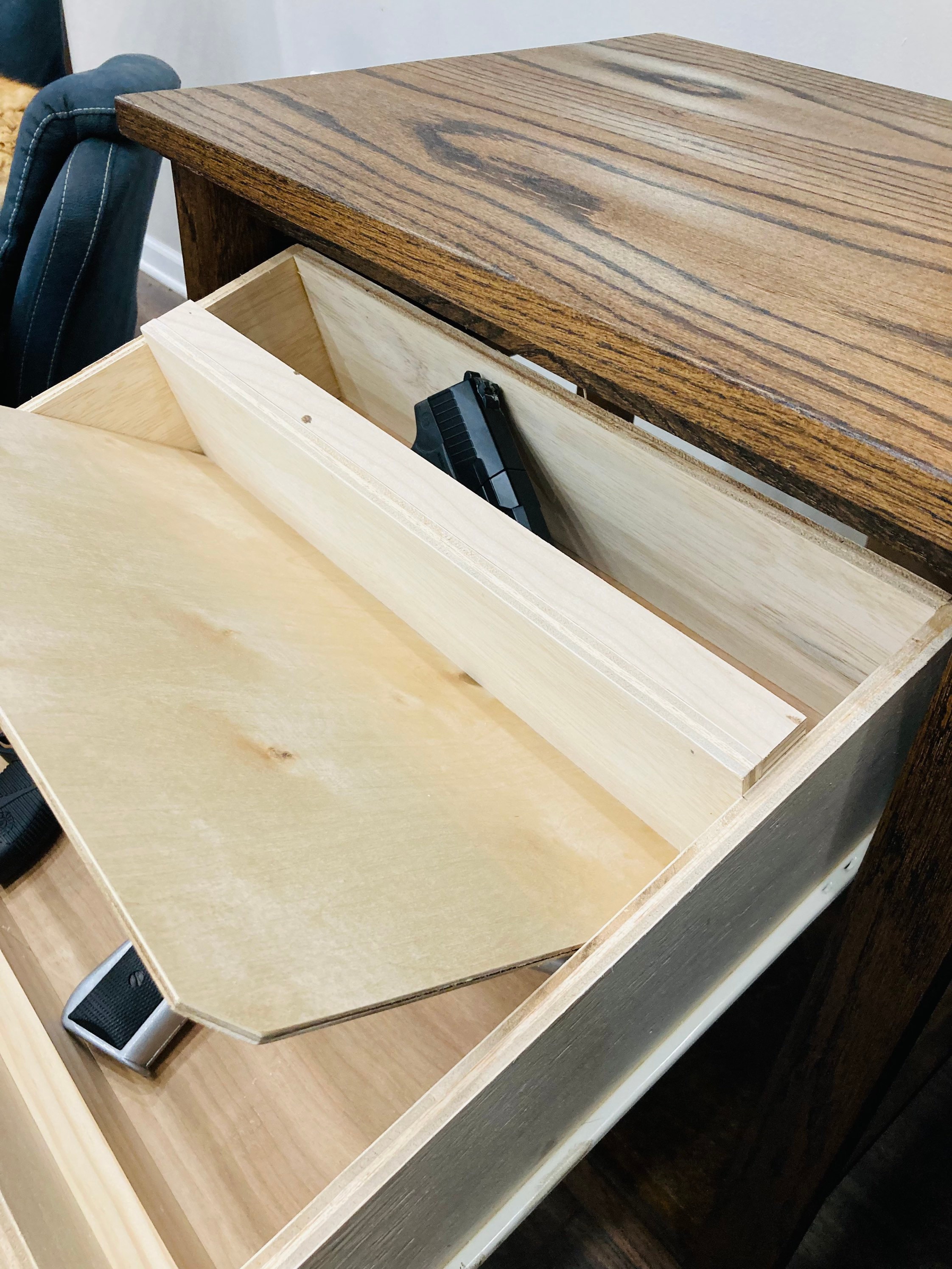 Night Stand Hidden Storage Gun Storage End Table Side - Etsy