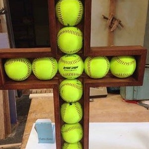 Softball Cross, Cros Free Shipping, Coach, Baseball, Sports - Etsy