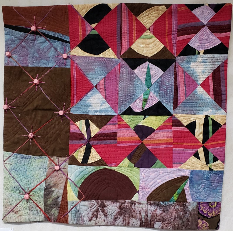 Abstract Art Quilt - Etsy