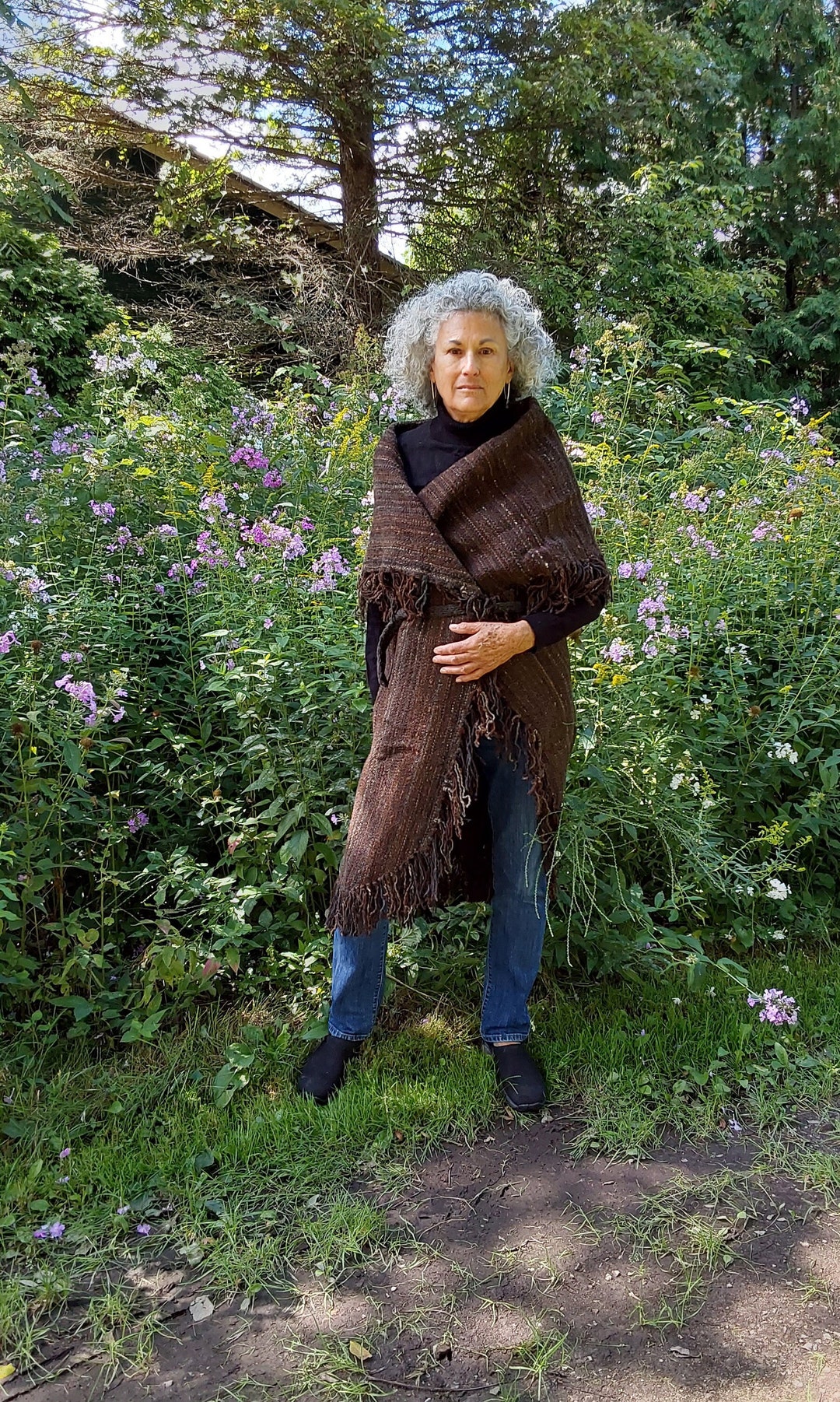 Unique Ruana/poncho Handwoven in Colombia - Etsy