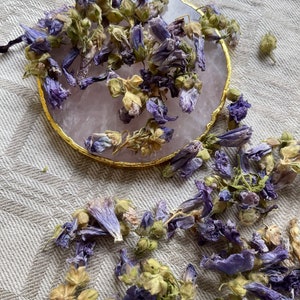 Dried Organic Blue Mallow Flowers Loose Leaf Herbal Flower Tea - Malva ...