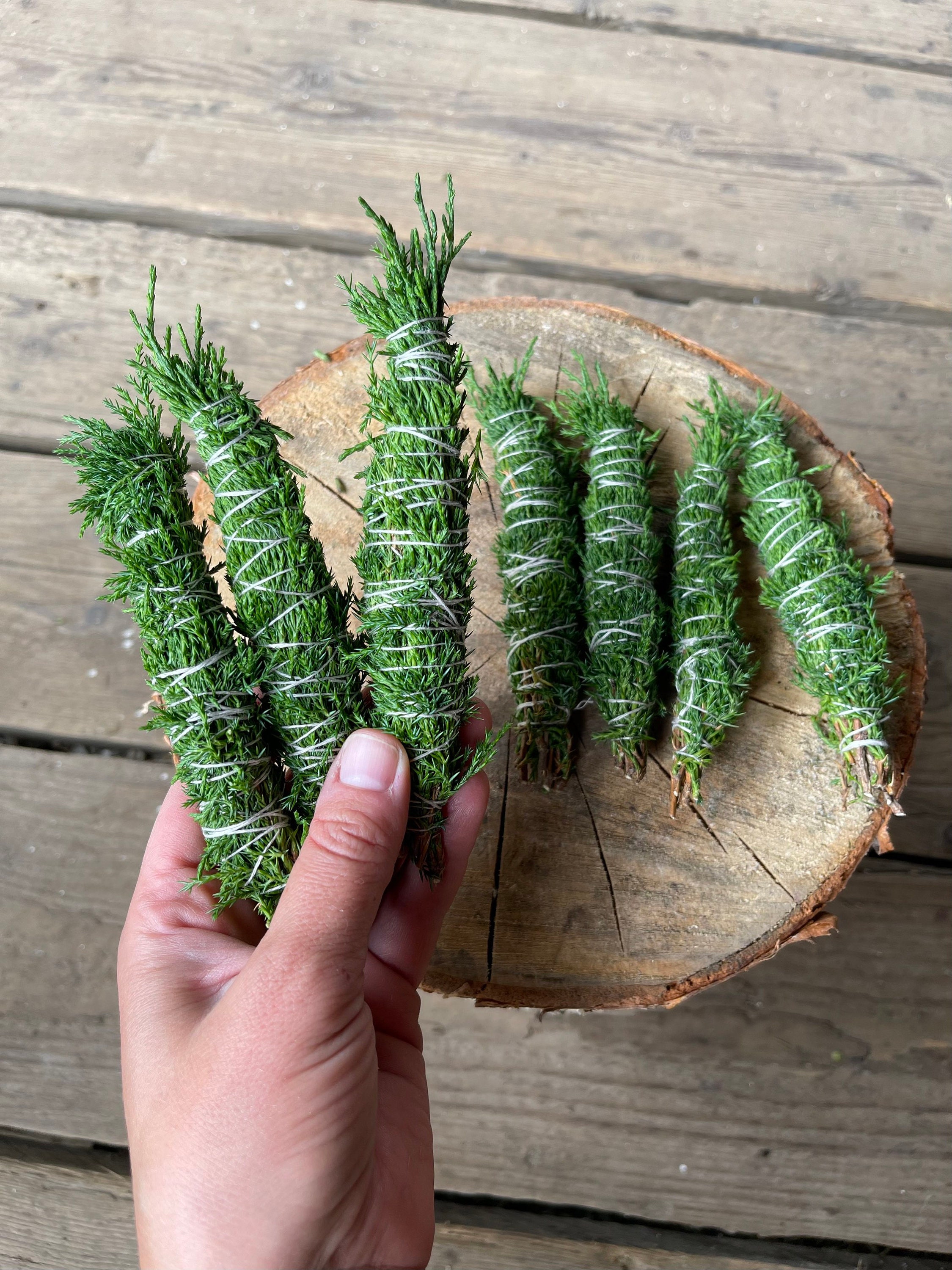 Juniper Stick for Smudging Ritual - Smoke Stick - Natural Herbal ...