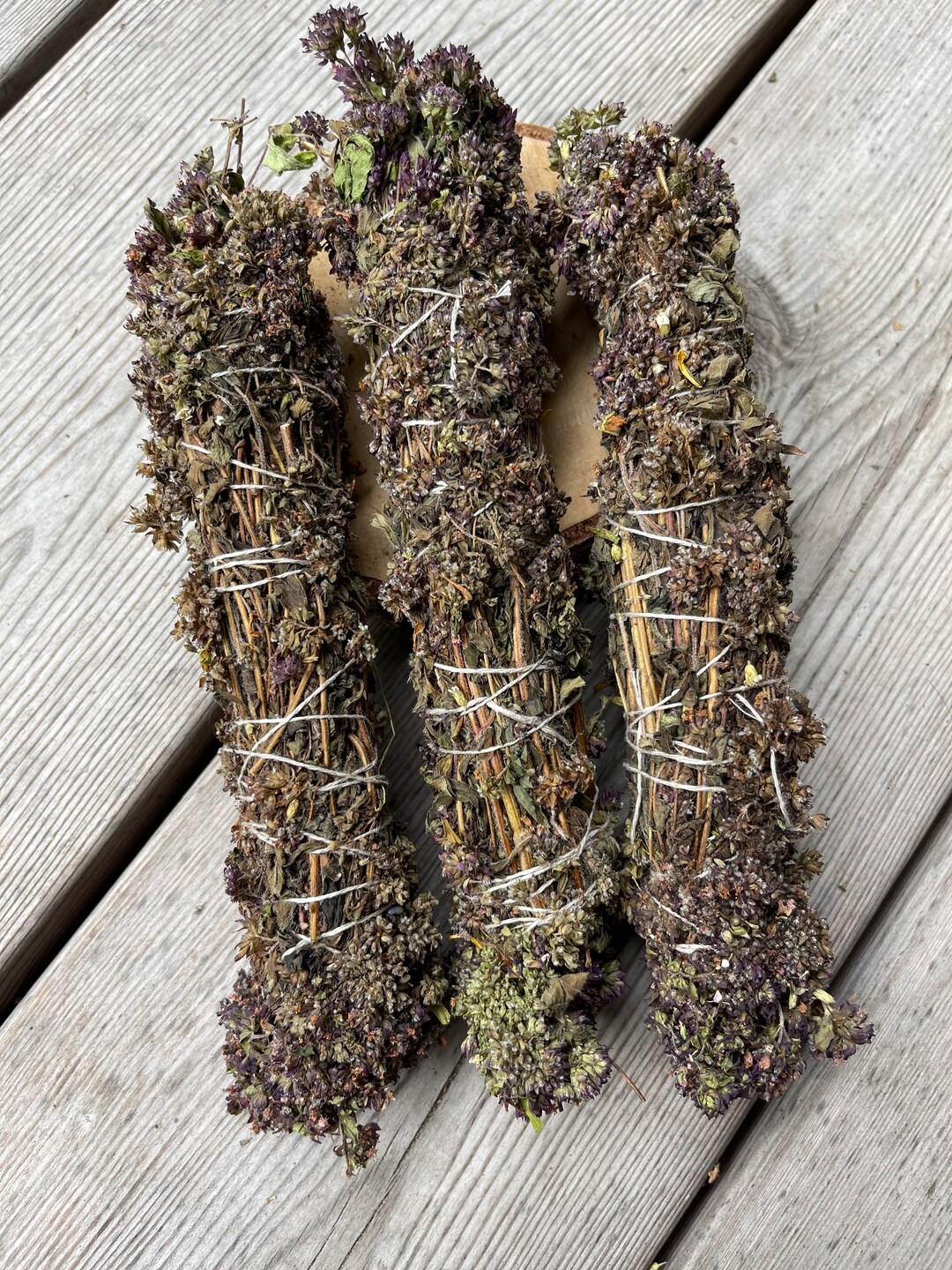 Oregano Handmade Smudging Stick - Natural Smudging Stick - Etsy