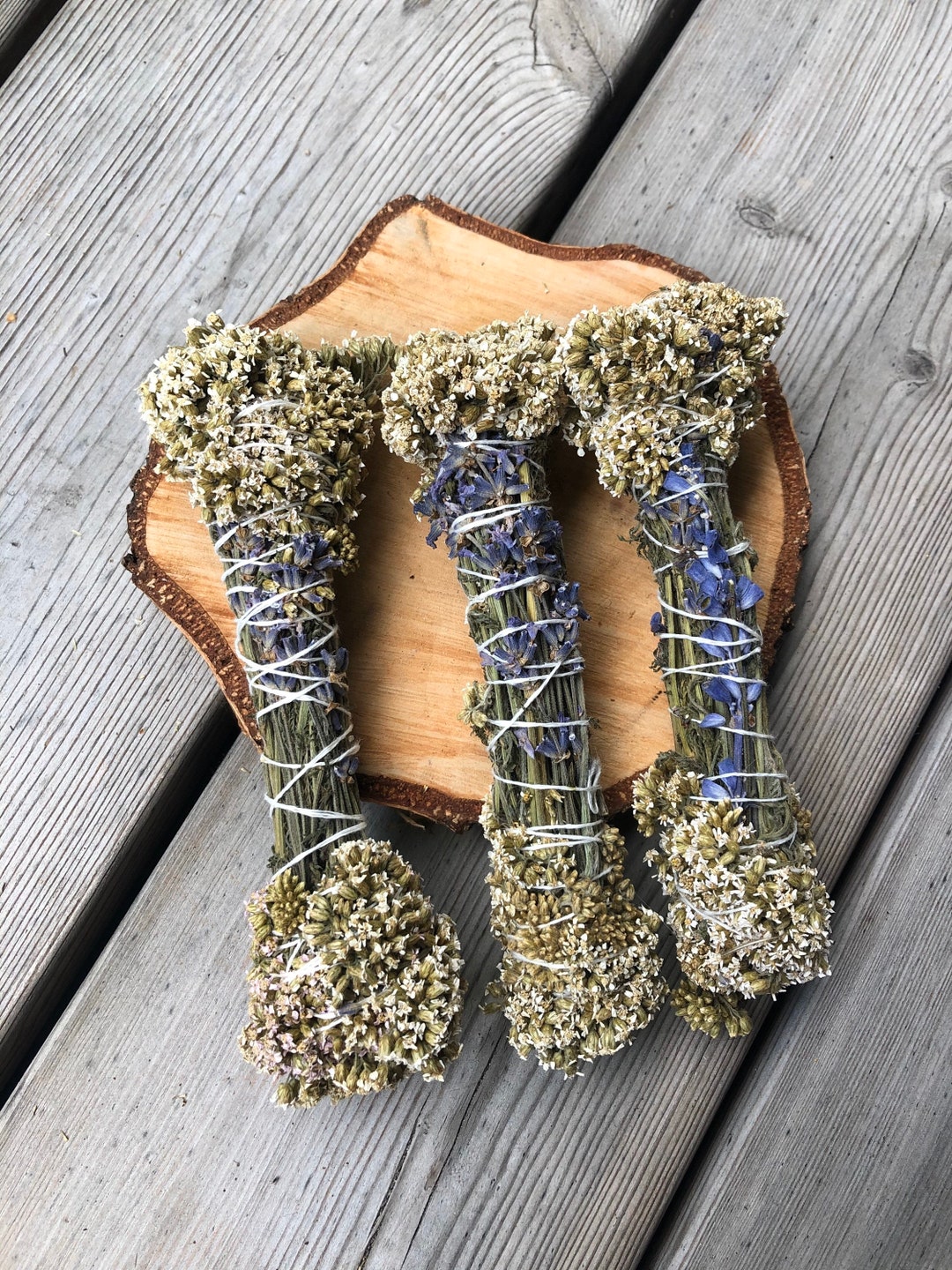 Handmade Yarrow With Levander Stick for Smudging Ritual - Smudging ...