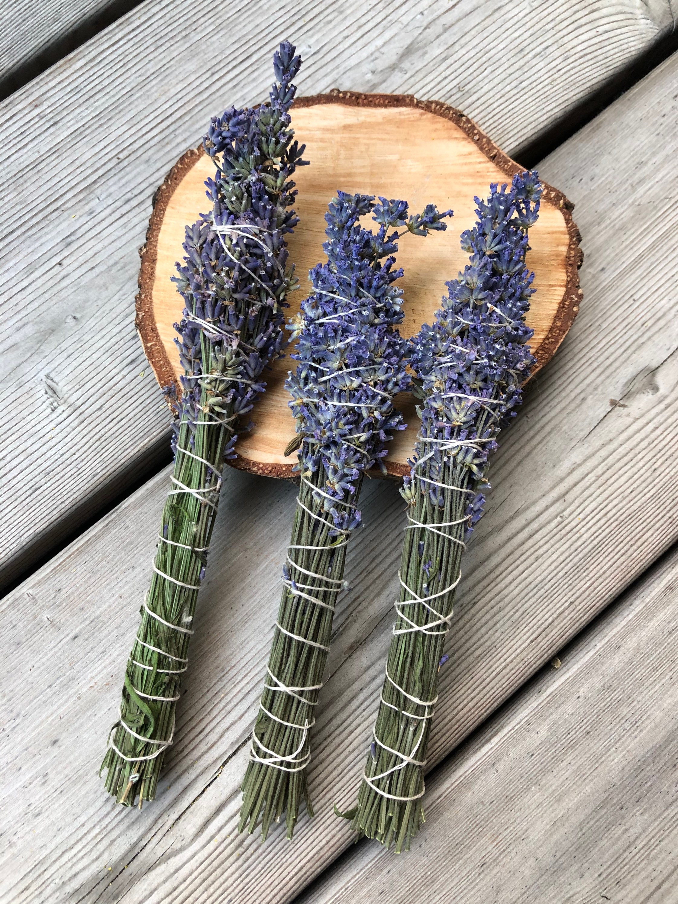 Handmade Lavender Bundle For Smudging Ritual Smudging Stick | Etsy