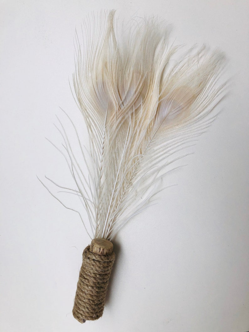 White Smudging Feather Fan Spiritual Ritual Shaman Tool Smudge | Etsy