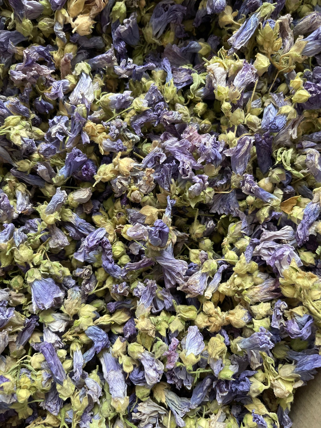 Dried Organic Blue Mallow Flowers Loose Leaf Herbal Flower Tea - Malva ...