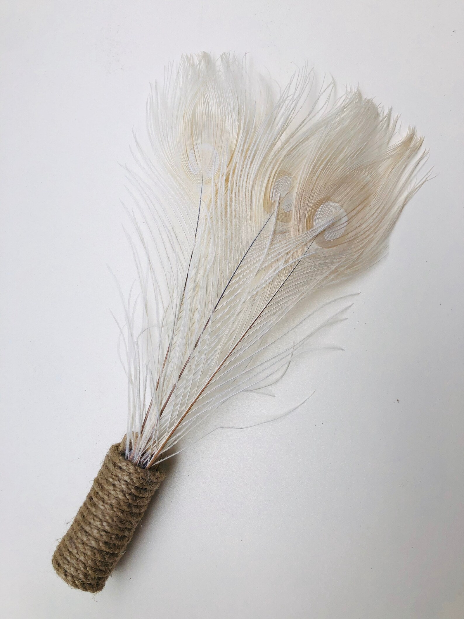 White Smudging Feather Fan Spiritual Ritual Shaman Tool Smudge | Etsy