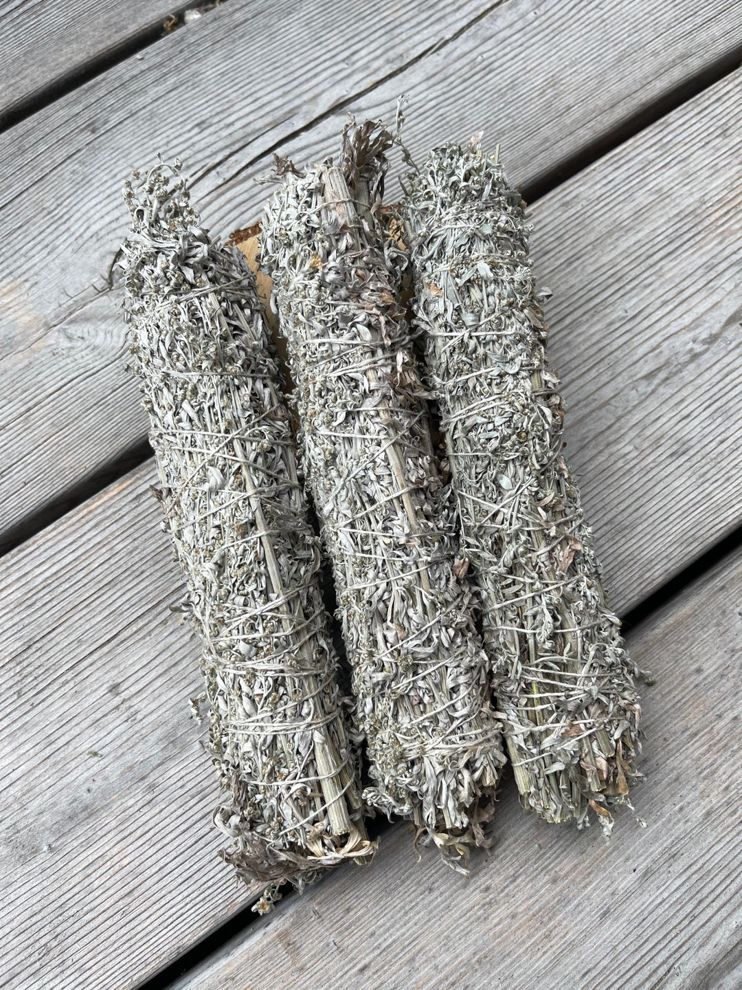 Wormwood Dried Smudging Stick Stick Alternative Cleanser Anti Parasitic ...