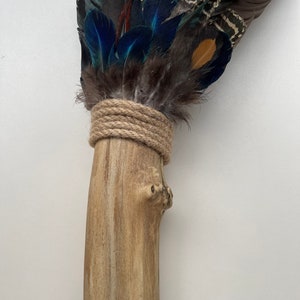 Smudging Big Peacock Feather Fan for Rituals - Shaman Tool - Etsy